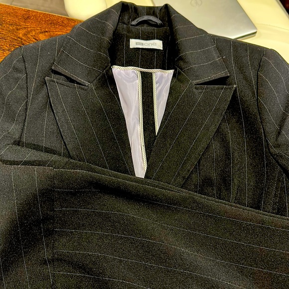 Source Unknown | Other | Mk One Pin Stripe Pant Suit Ensemble | Poshmark